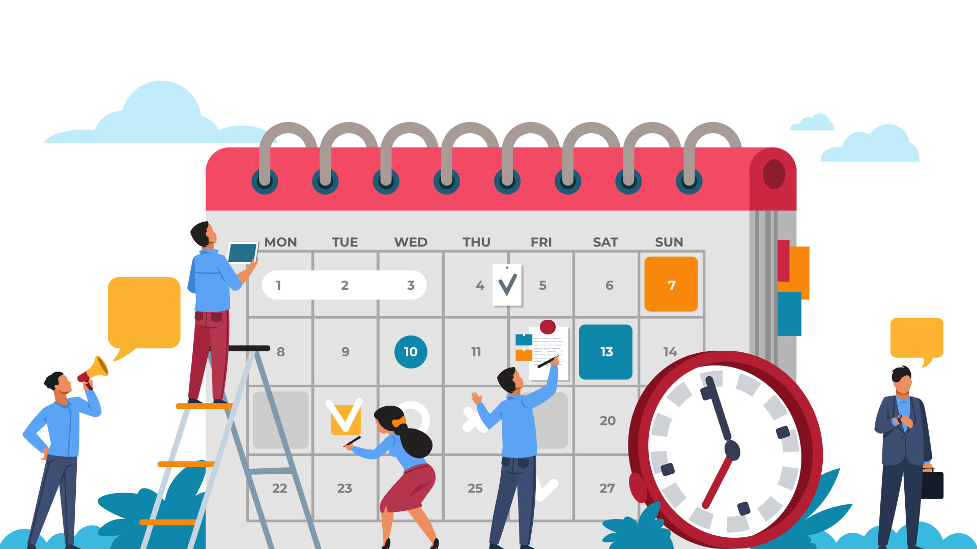 How to create a marketing calendar for a retail association